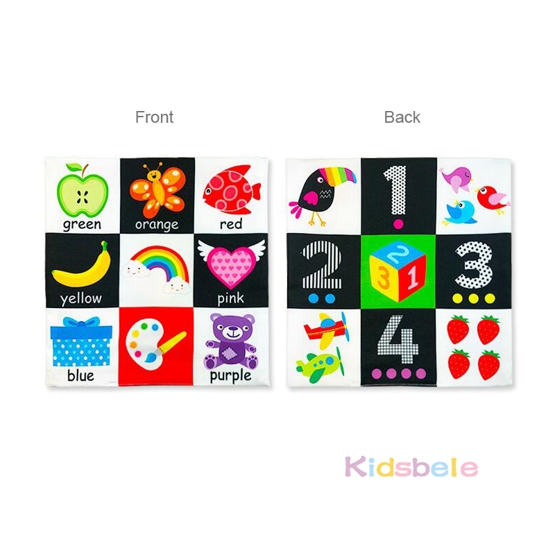 Baby Soft Cloth Book for 1-12 Months - Kid Loves Toys