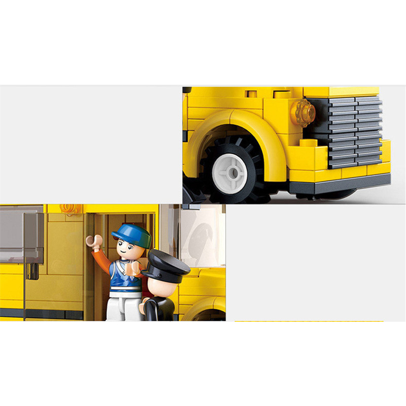 Big Bus Building Blocks (392 pcs.) - Kid Loves Toys