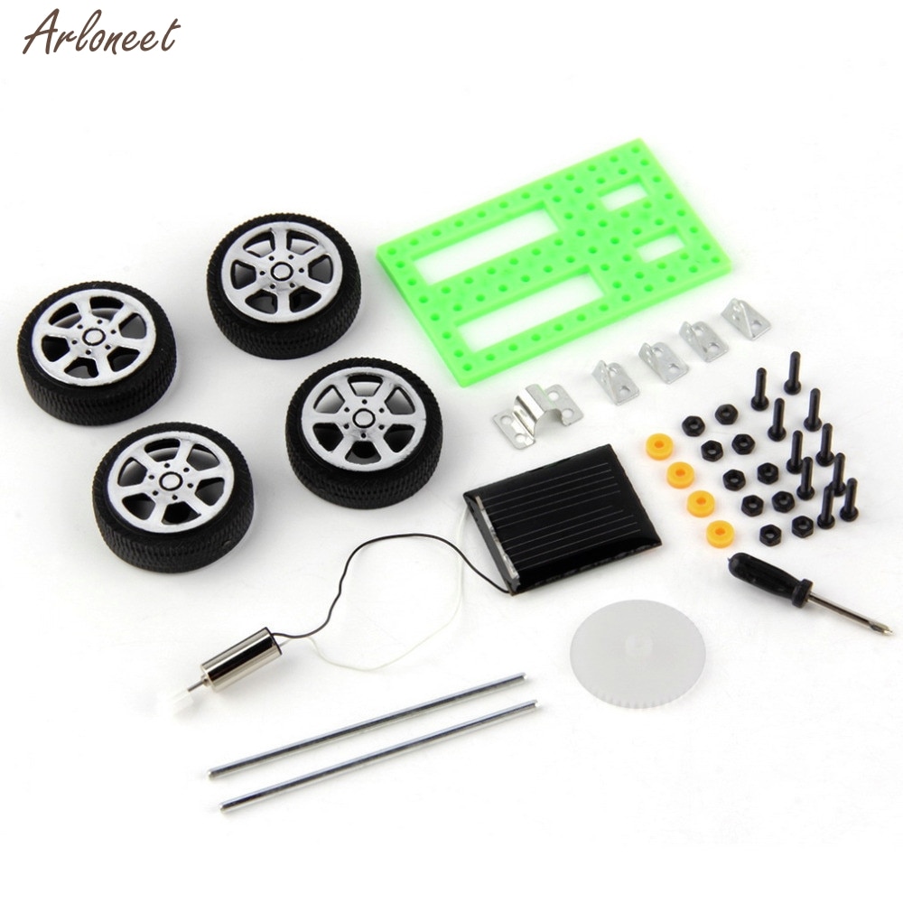 DIY Mini Powered Solar Toy Car - Kid Loves Toys