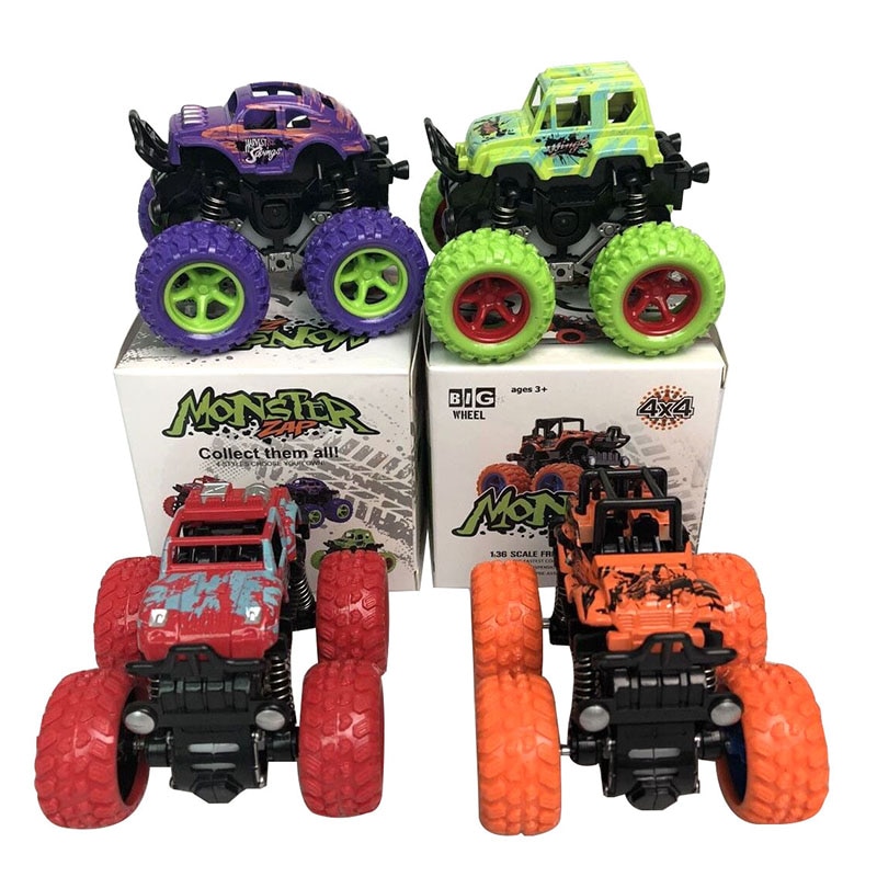 Friction Powered Big Wheels Cars - Kid Loves Toys