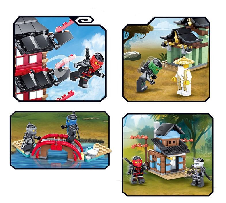 Ninja Temple DIY Building Block Set (737+pcs) - Kid Loves Toys