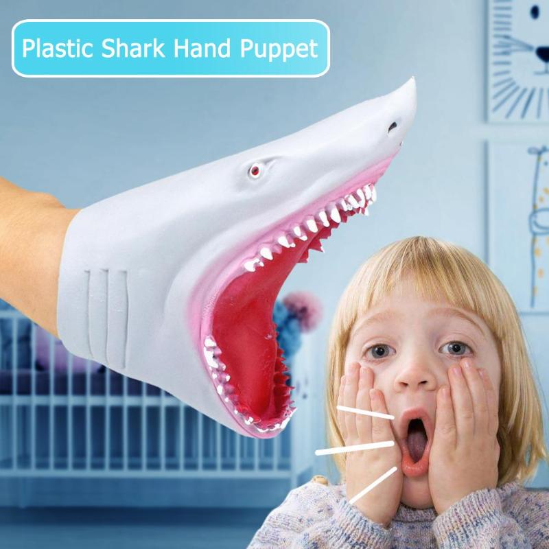 Plastic Shark Hand Puppet - Kid Loves Toys
