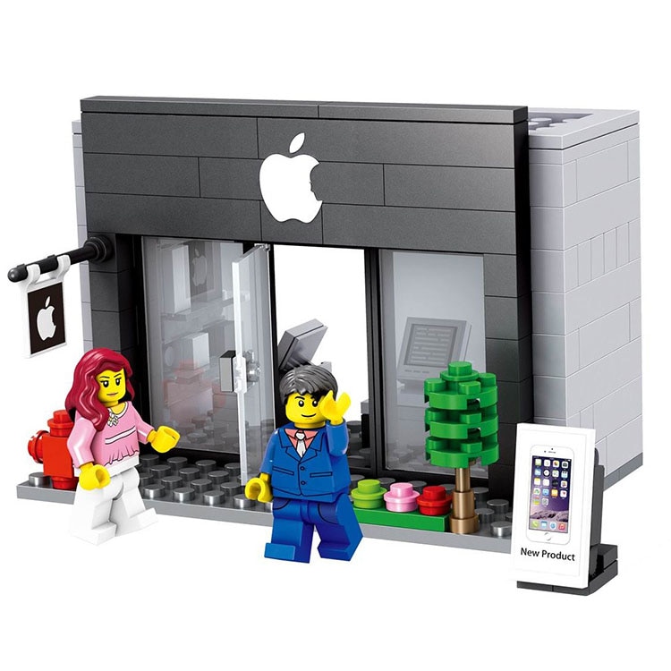 Retail Store 3D Model Miniature Building Block for Kids - Kid Loves Toys