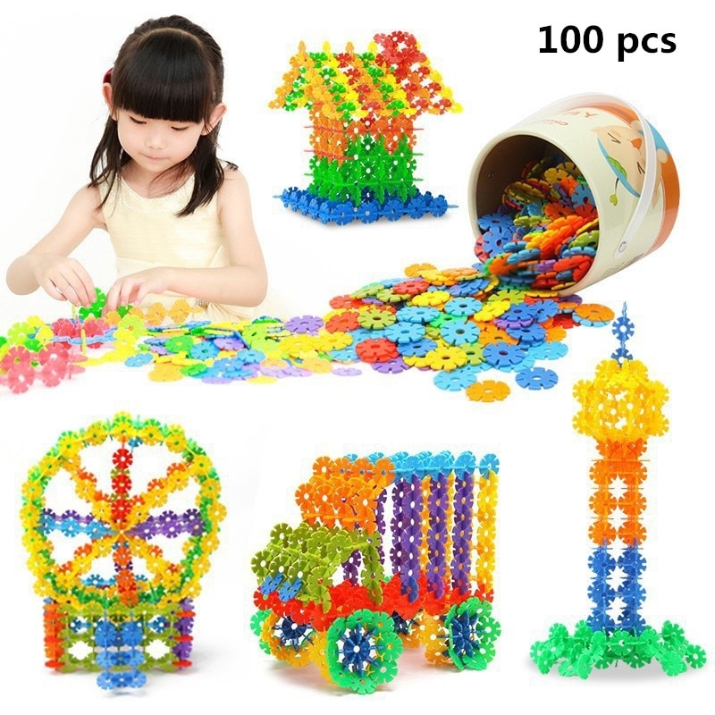 Snowflake Building Blocks For Kids - Kid Loves Toys