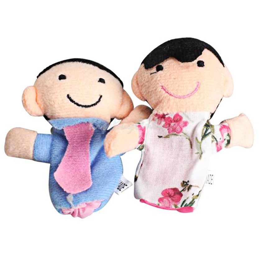 Finger Family Puppets Set (6 pcs) - Kid Loves Toys