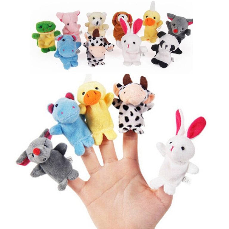 Cute Animal Finger Puppet Toys (10 pcs.) - Kid Loves Toys
