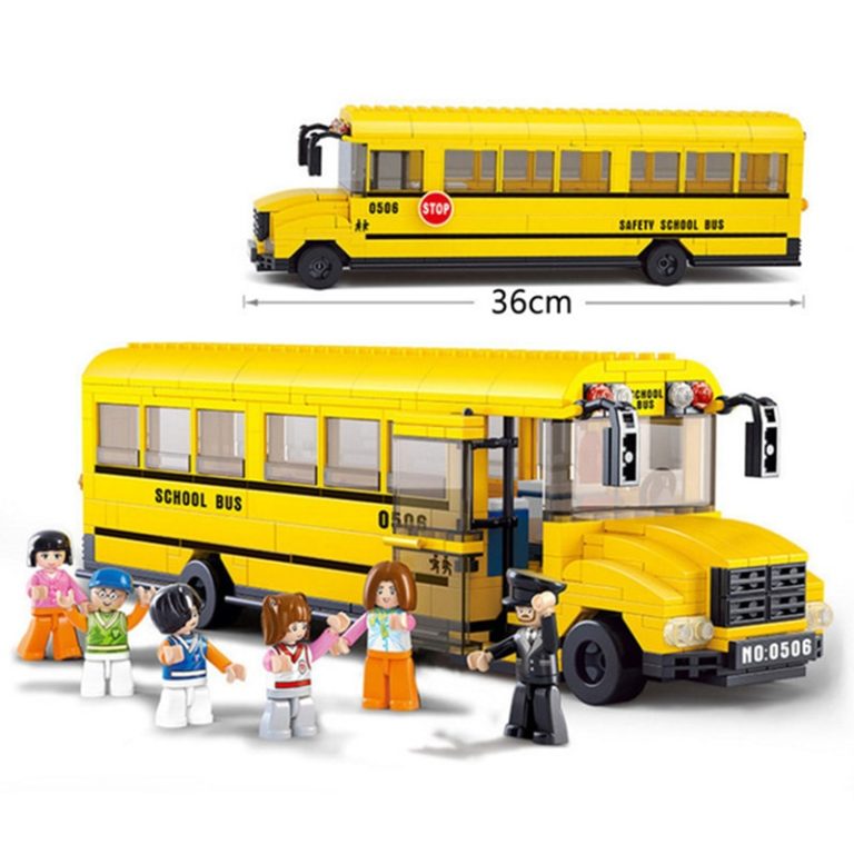 Big Bus Building Blocks (392 pcs.) - Kid Loves Toys
