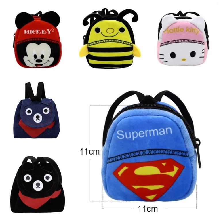 Cute Backpack Schoolbag for Dolls (7 Styles) - Kid Loves Toys