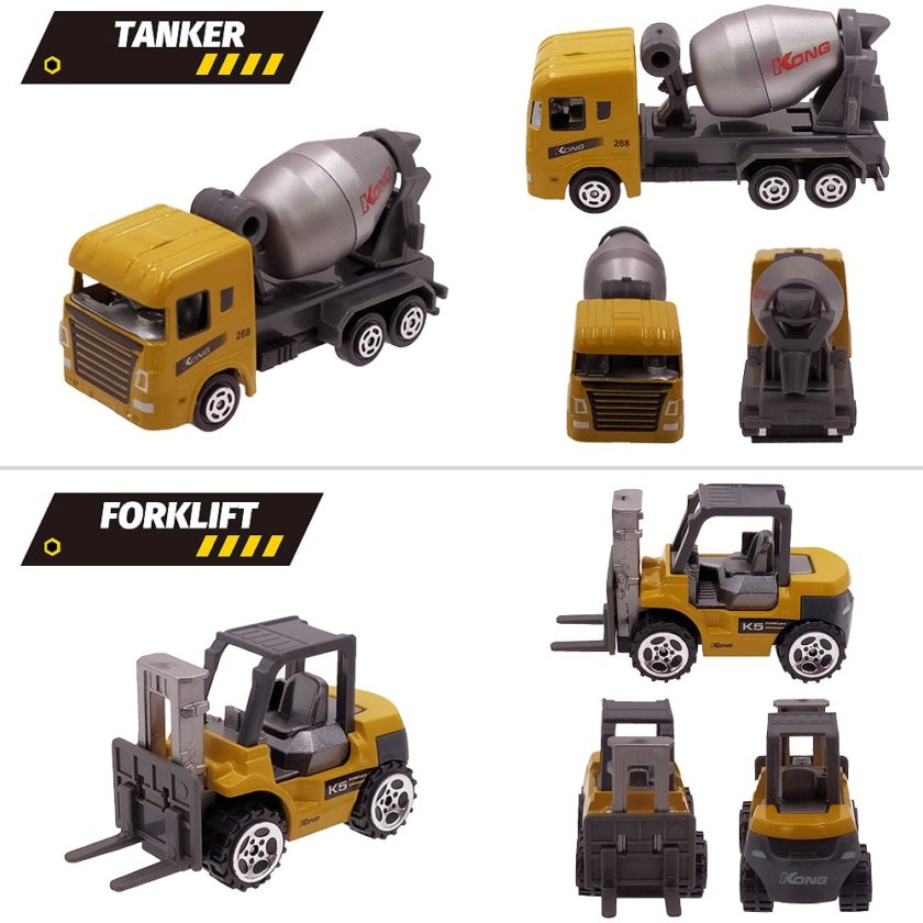 Metal City Builder Engineering Toy Vehicle - Kid Loves Toys