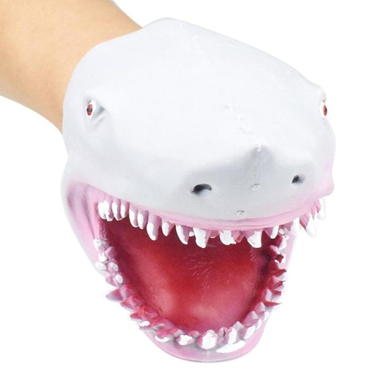 Plastic Shark Hand Puppet - Kid Loves Toys