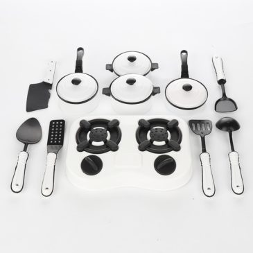 Kitchen Cookware Set Pretend Play (11 pcs) - Kid Loves Toys