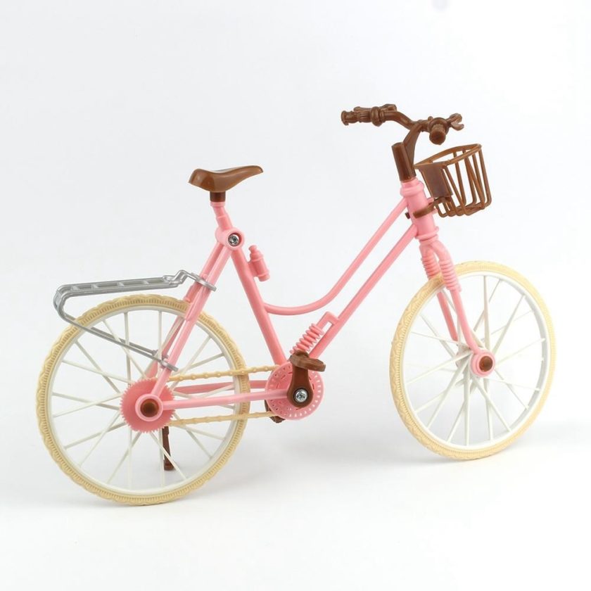 High Quality Beautiful Detachable Pink Bike With Brown Plastic Helmet ...