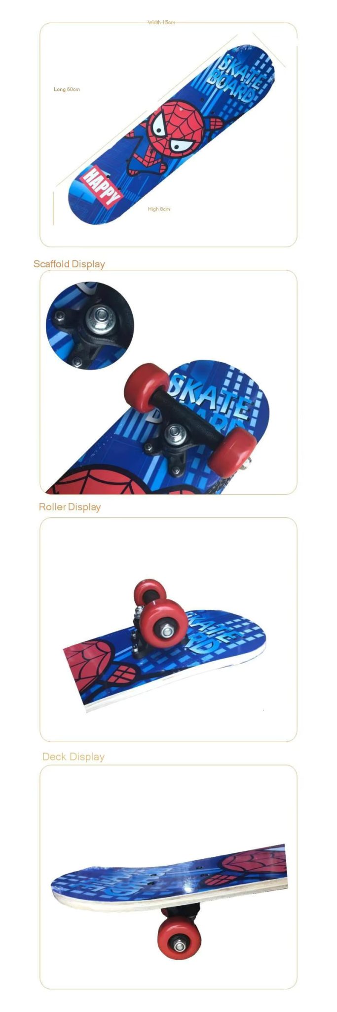 Spiderman Skateboard for Kids - Kid Loves Toys